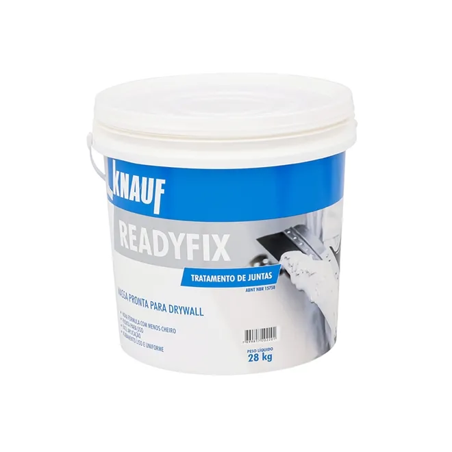 MASSA DRYWALL READFYX KNAUF 28 KG - MASSA DRYWALL READYFIX KNAUF 28 KG - GERAL